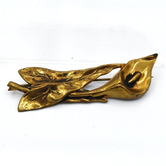 Jewelry | Antique Calla Lily Pin Brooch | Poshmark